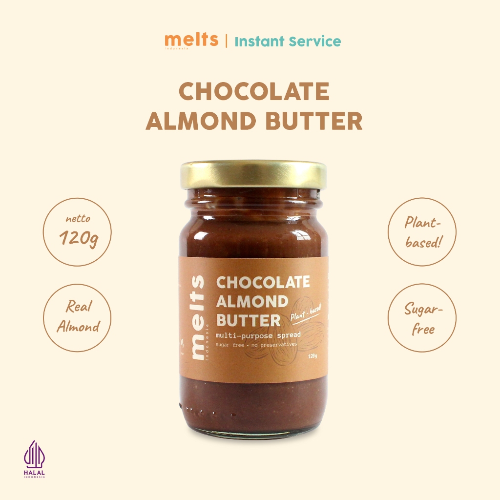 Jual Instant Service - MELTS Chocolate Almond Butter / Selai Coklat ...