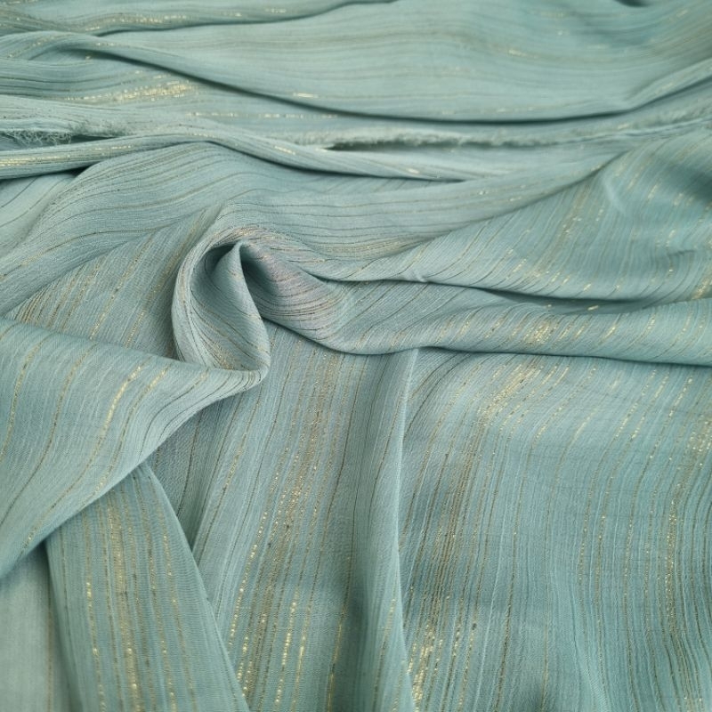 Jual Kain Chiffon Lurex | Bahan Sifon Crinkle Serat Jagung Benang Emas ... Jual Kain Chiffon Lurex | Bahan Sifon Crinkle Serat Jagung Benang Emas ...