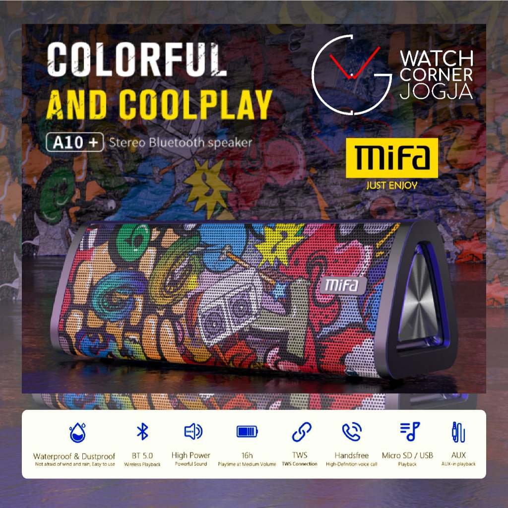 Jual MIFA A10 PLUS A10+ TWS Bluetooth Speaker Portable 20W IPX6 ...