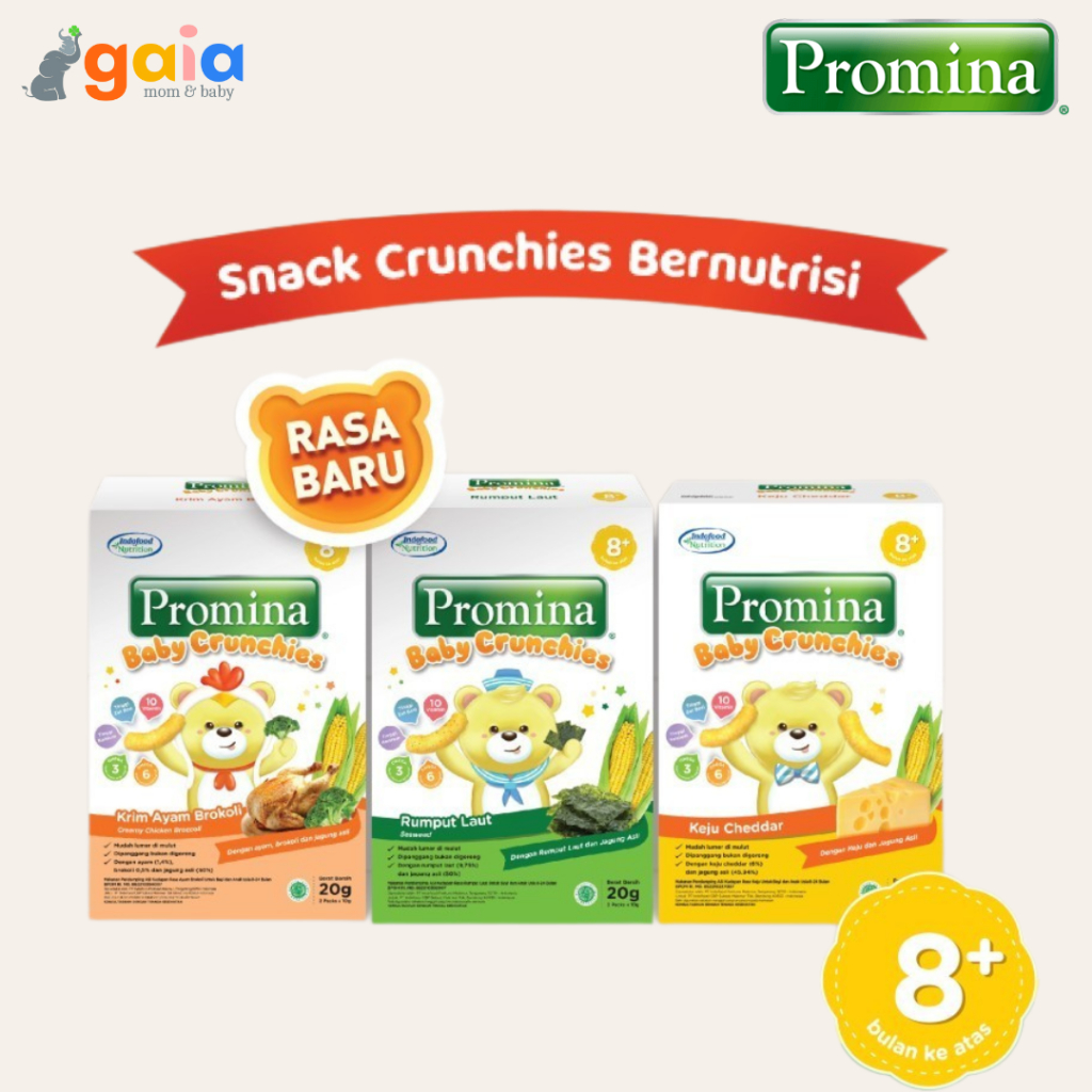Jual Promina Baby Crunchies 20gr / Camilan Bayi | Shopee Indonesia