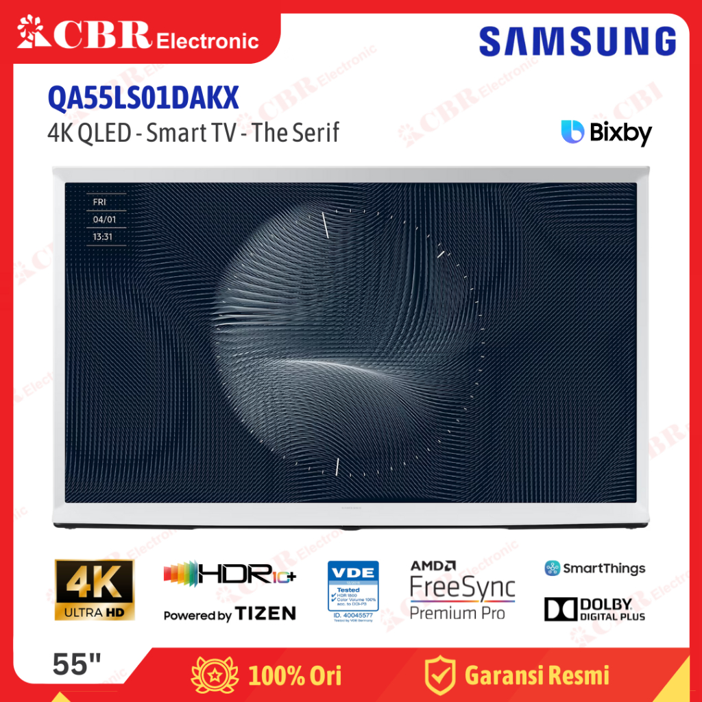 Jual TV SAMSUNG 55 Inch LED QA55LS01DAKX (4K QLED-Smart TV-The Serif ...
