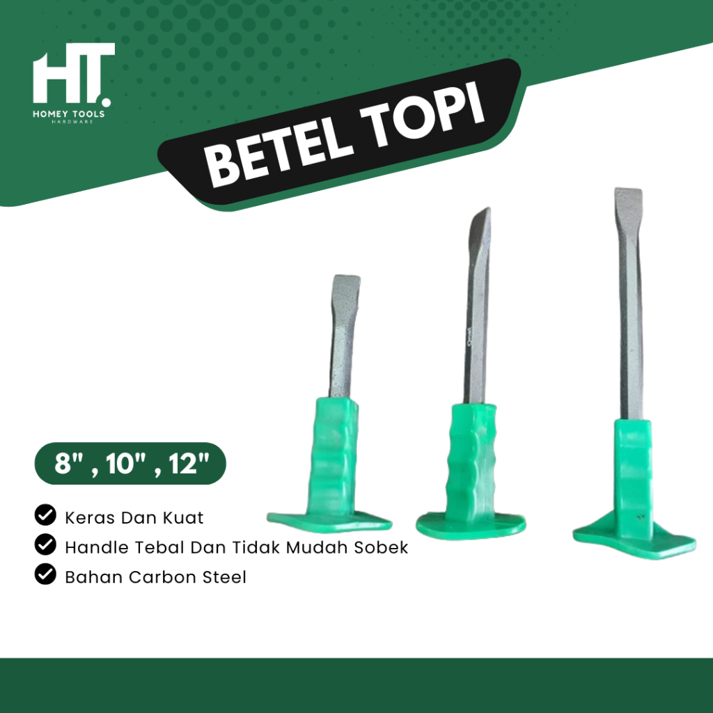 Jual ONAT Betel Topi Jumbo / Pahat Beton / Pahat Beton Batu Topi 8" 10 ...