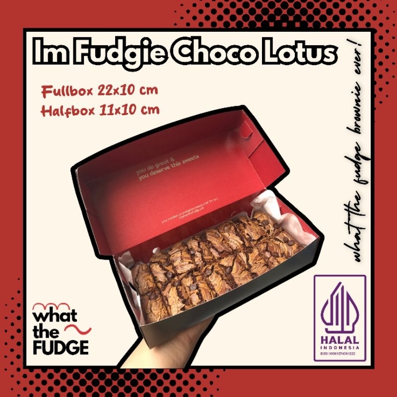 Jual Im Fudgie Choco Lotus (FUDGE BROWNIES) | Shopee Indonesia