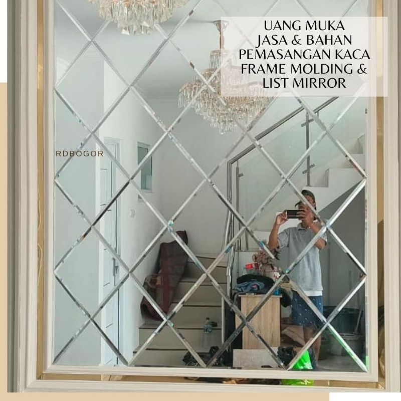 Jual Uang Muka (DP) Jasa dan Bahan Pemasangan Kaca Frame Molding & List ...