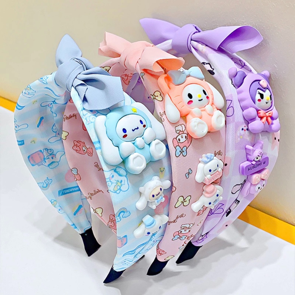 Jual KAWAII Bando Anak Model Simpul Motif Sanrio / Sanrio Headband ...