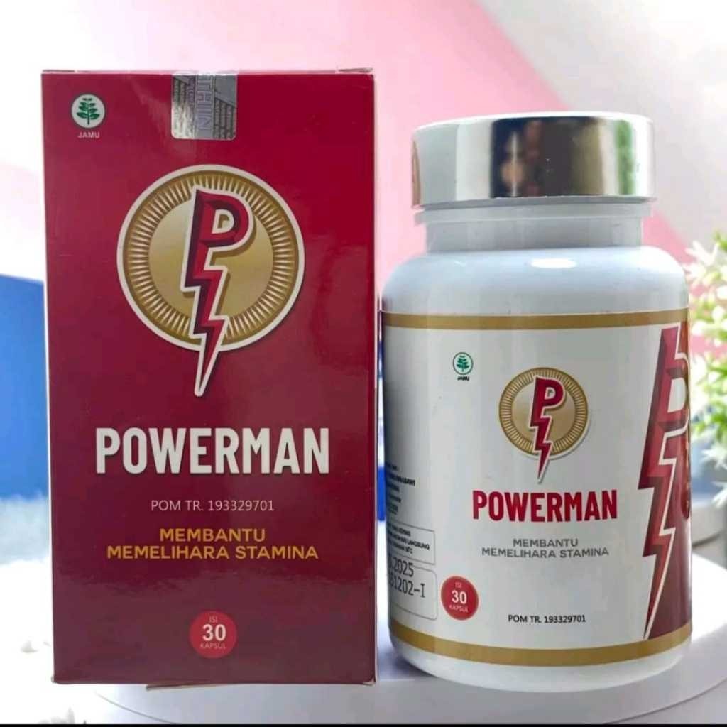 Jual POWERMAN HERBAL OBAT KUAT PRIA TAHAN LAMA STAMINA PRIA TERBAIK TAHAN LAMA ( BPOM & Halal ...
