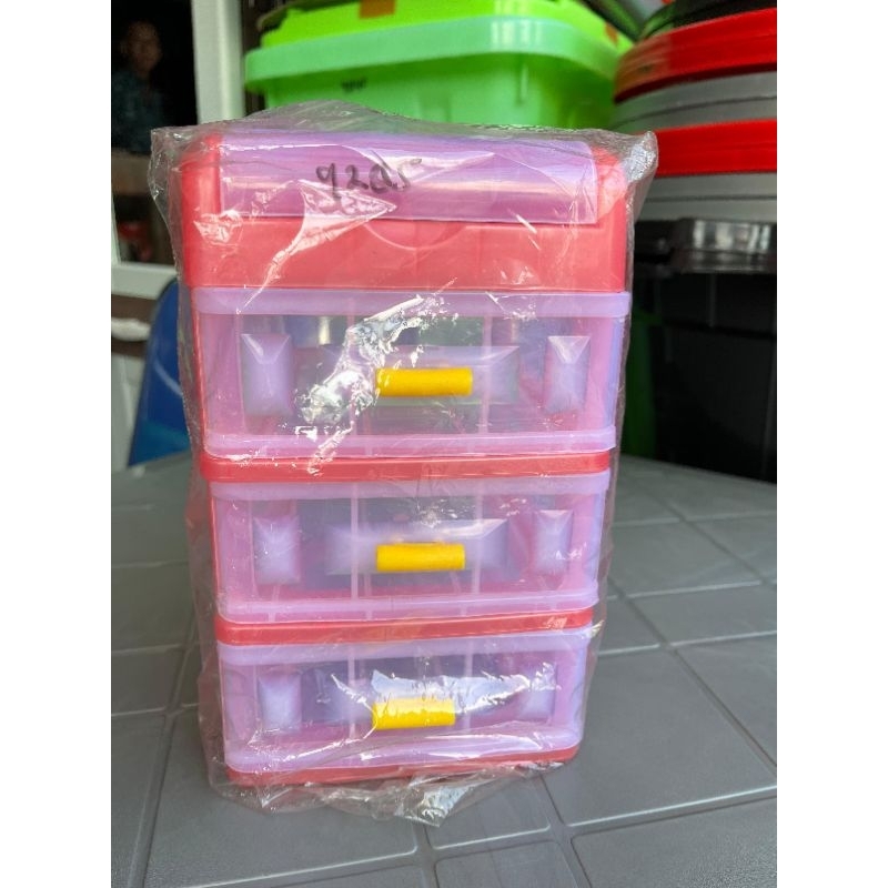 Jual LACI SUSUN LACI CONTAINER SUSUN MEJA KECIL 4 SUSUN (3+1) MINI ...