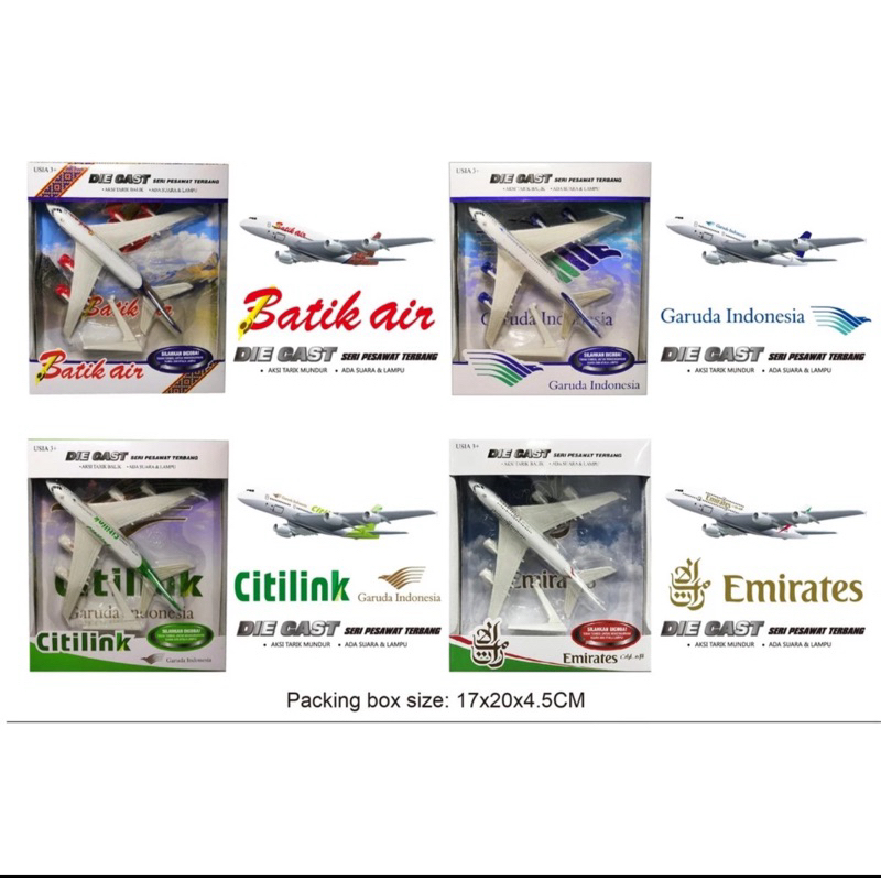 Jual MINIATUR PESAWAT BESI PENERBANGAN DOMESTIK GARUDA INDONESIA ...