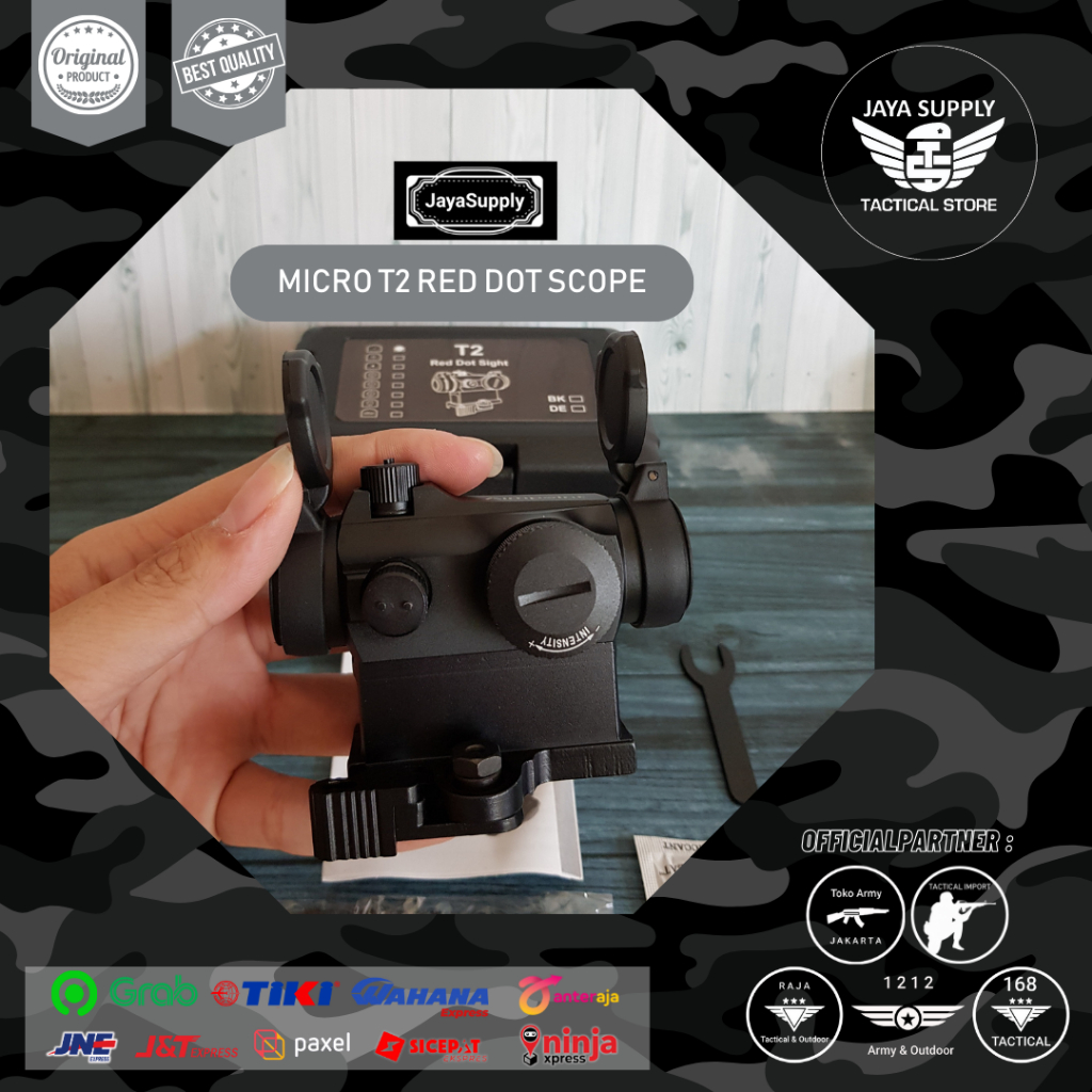 Jual Micro T2 Red Dot Scope Extra Clear Lens 22mm | Shopee Indonesia
