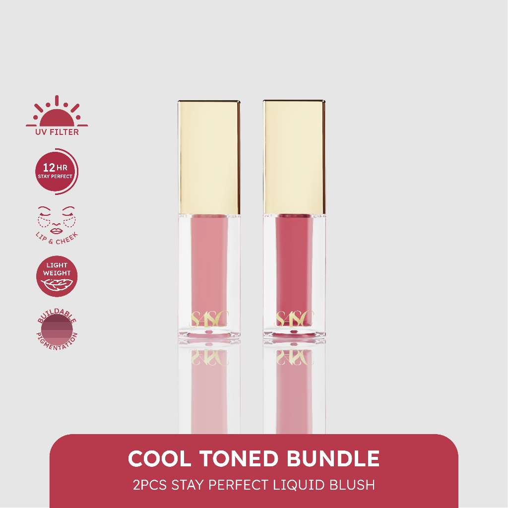 Jual SASC Stay Perfect Liquid Blush - Cool Toned Bundle | Shopee Indonesia
