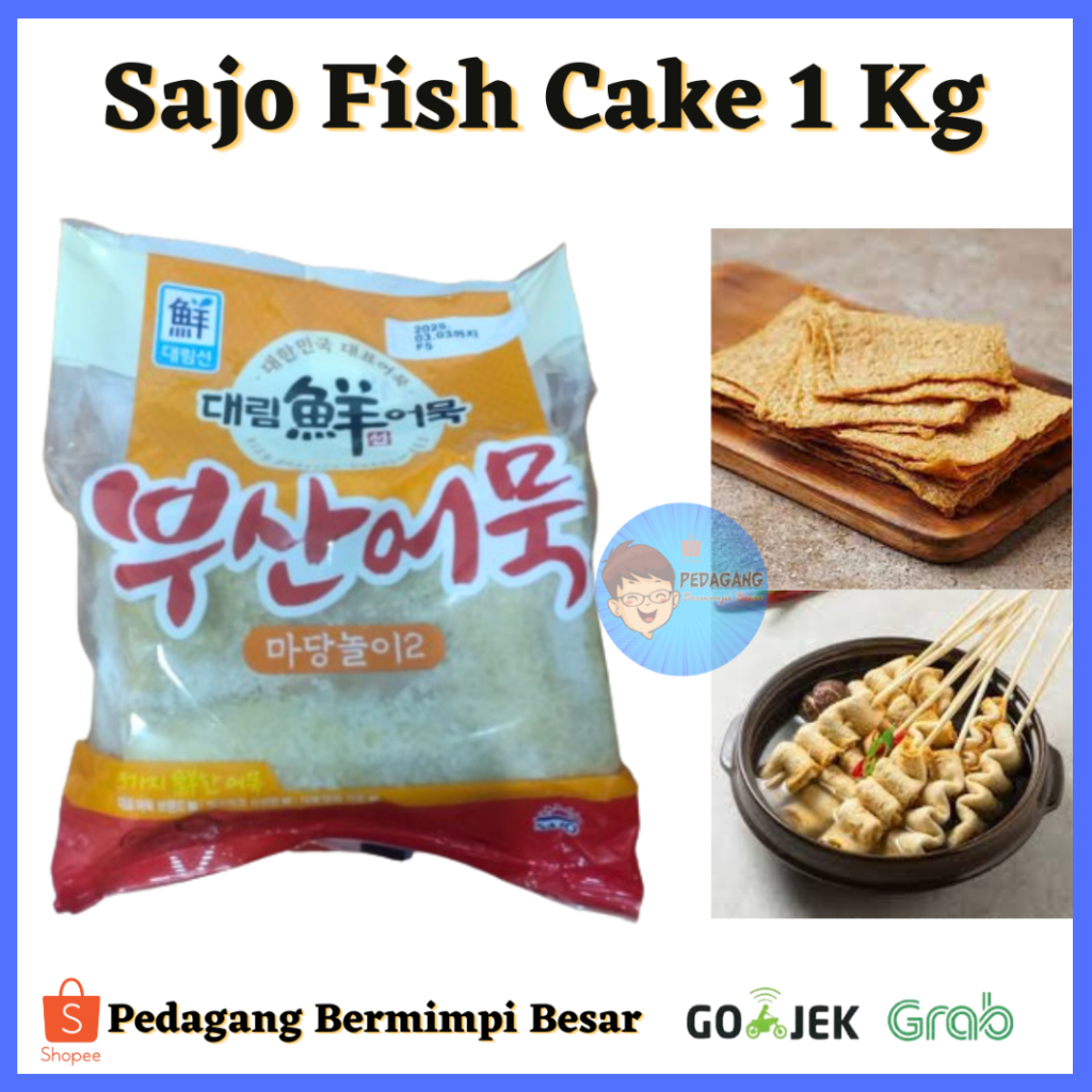 Jual Sajo Fish Cake 1kg / Korea Fish Cake 1kg Makanan / Cemilan Korea ...