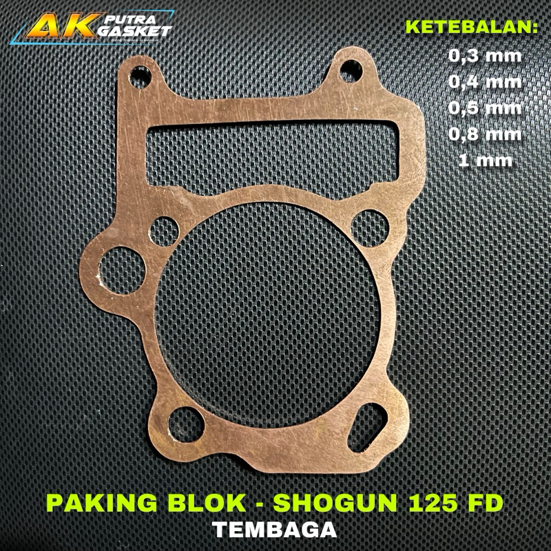Jual Paking Blok SUZUKI SHOGUN 125 SP FD Tembaga / Packing Perpak Gasket Shogun 125 | Shopee ...