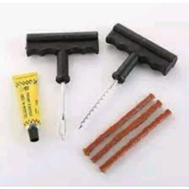 Jual Alat tambal ban tubeless Emergency di jual satu paket | Shopee ...