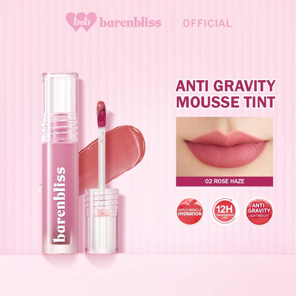 Jual BNB barenbliss Apple Makes Adorable Mousse Tint - Lip Mousse Tint ...