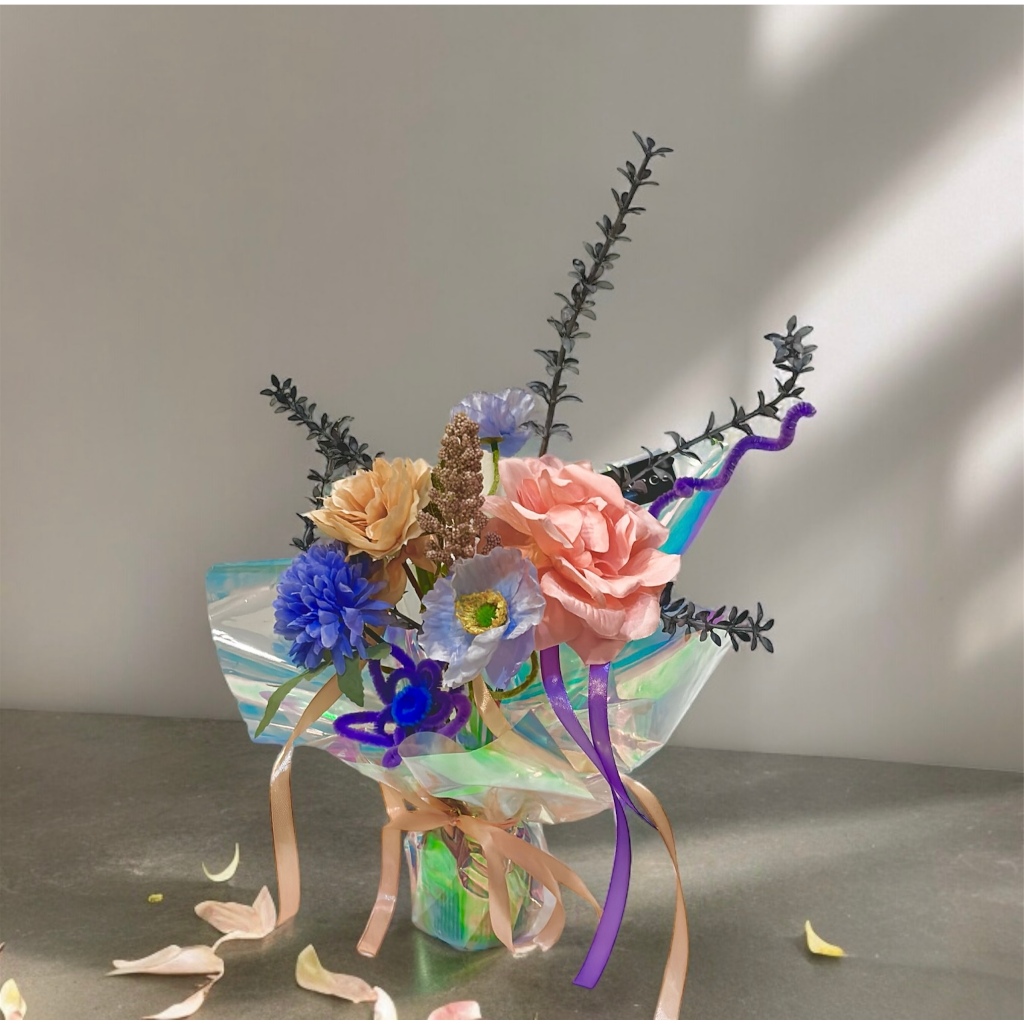 Jual Sweet petals - Buket Vas Bunga Artificial Wisuda / Vase Flower ...