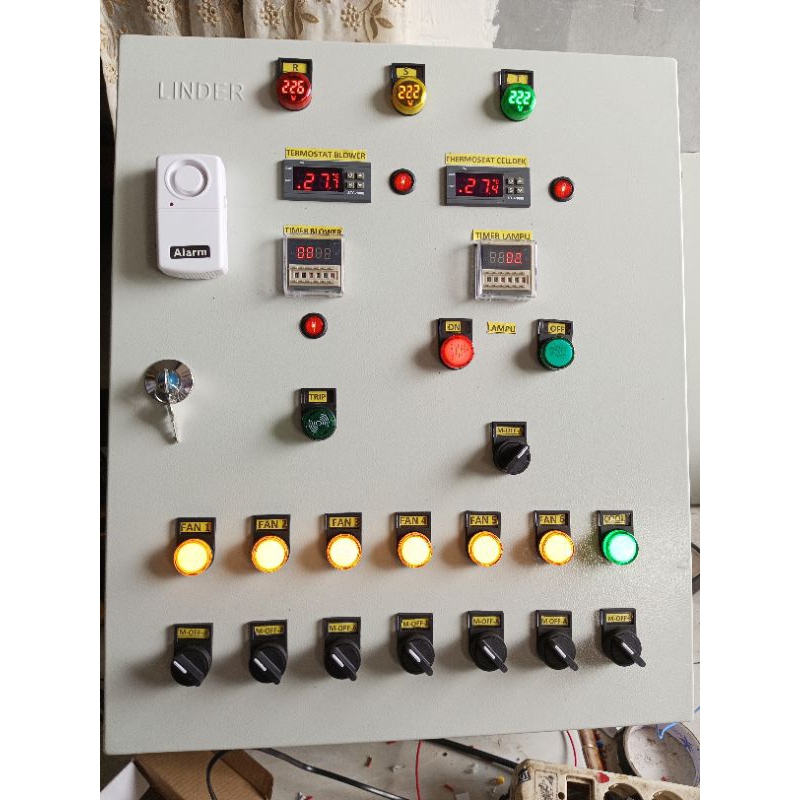 Jual Panel blower kandang ayam CH untuk 2lantai, perlantai 3blower ...