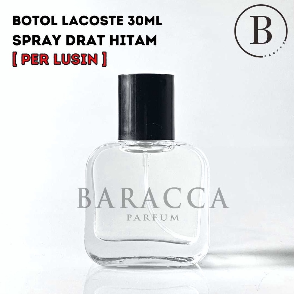 Jual KODE X99W Botol Parfum Lacoste 3ML Drat Hitam Botol Parfum Kosong ...