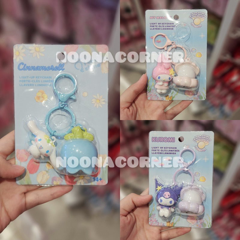 Jual Miniso x Sanrio 🆕 Light Up Keychain / Gantungan Kunci LED Pearl I ...