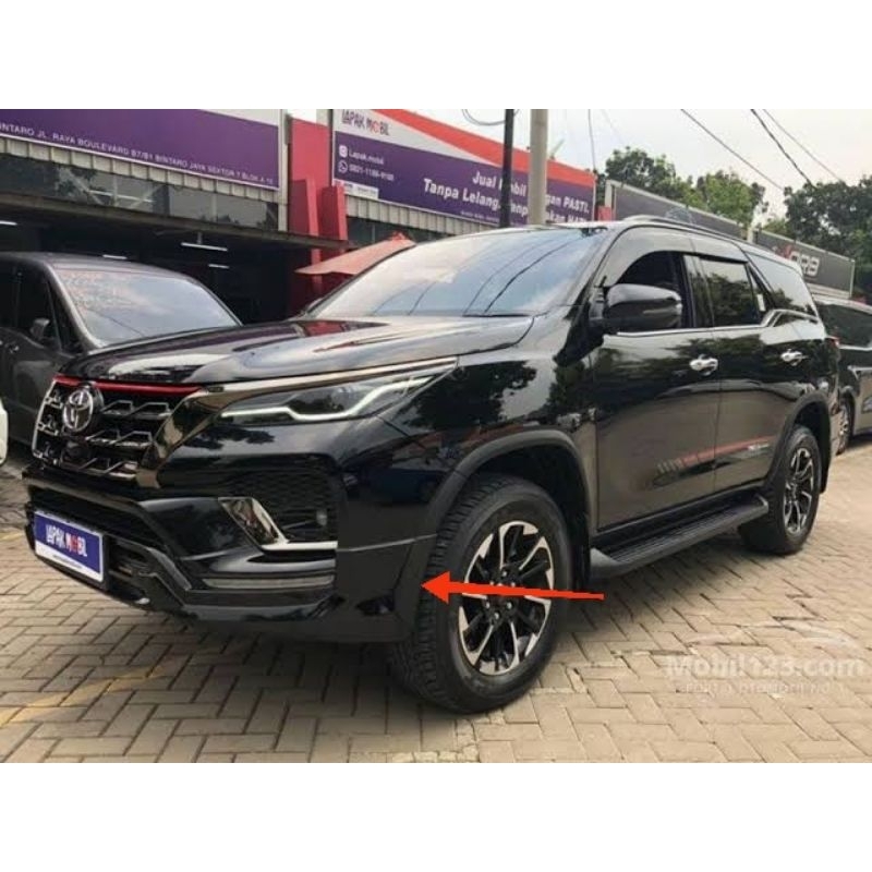 Jual Extension Spoiler Bemper Bumper Depan Fortuner Facelift 2021 ...