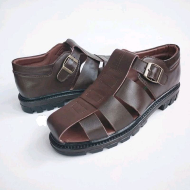 Jual Claway Sepatu Berongsong Bolong Knip 100%Pria Kulit Asli | Shopee ...