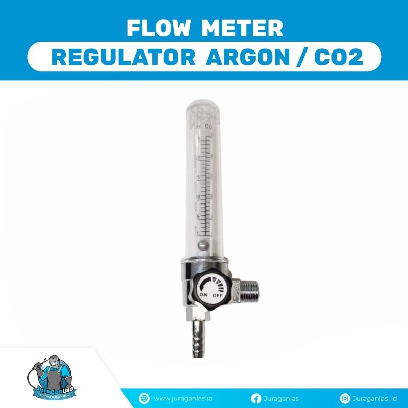 Jual Flow meter Regulator Argon flowmeter regulator Co Co2 | Shopee Indonesia