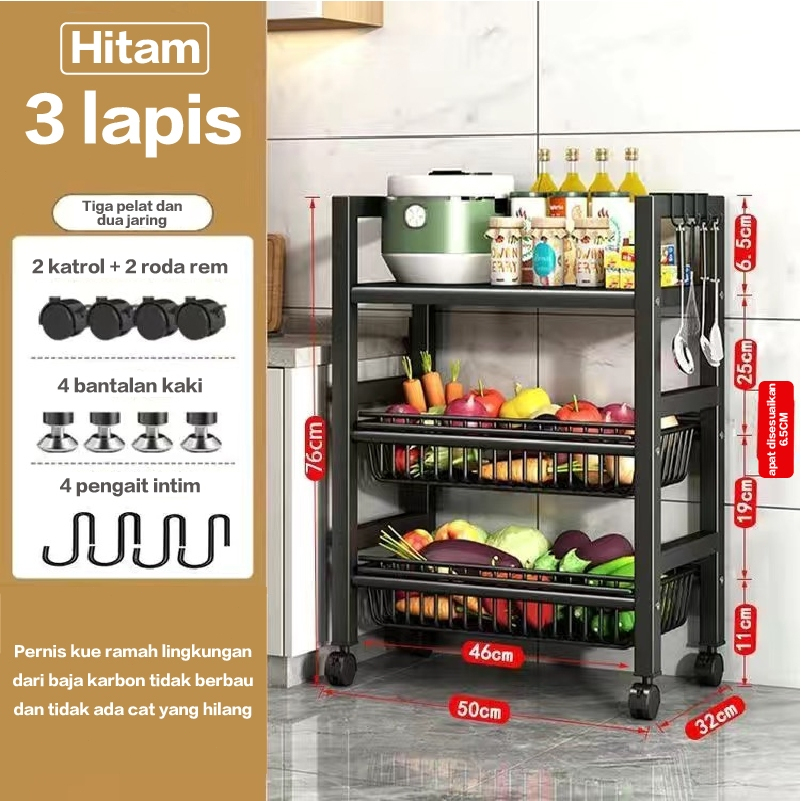 Jual Damaindah Rak Dapur Minimalis / Rak Oven / Rak Microwave / Lemari ...