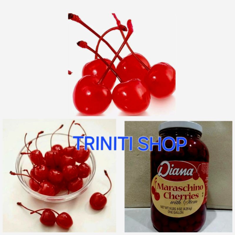 Jual Cherry Merah Tangkai isi 10 Tangkai -Cherry Merah Diana | Shopee ...