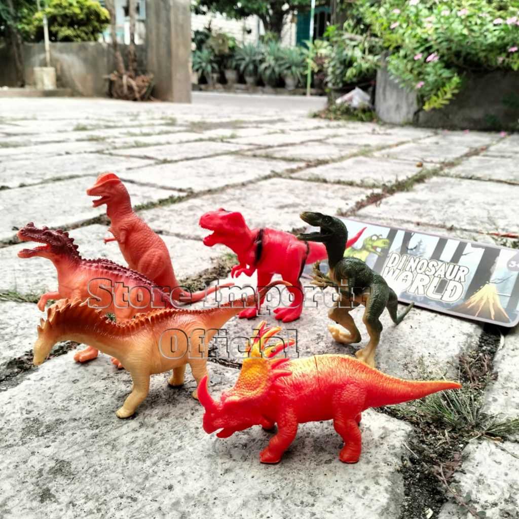 Jual Mainan Miniatur Hewan Dinosaurus World BY168 Mainan Anak Figure ...