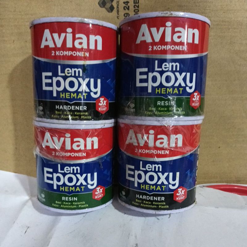 Jual Lem epoxy Avian 2 komponen 350gram | Shopee Indonesia