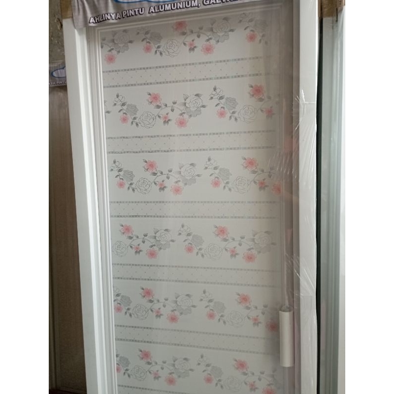 Jual Pintu Kamar Mandi New Pvc Garis Putih 70X195 Cm Minimalis Bahan ...