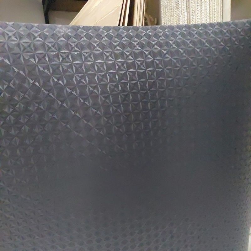 Jual Fiber Pagar Motif Diamond Blade Hitam Per Meter | Shopee Indonesia