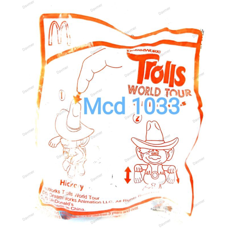 Jual Mcdg 102 hasbro, justice League, Yokai, Trolls, tali name tag ...