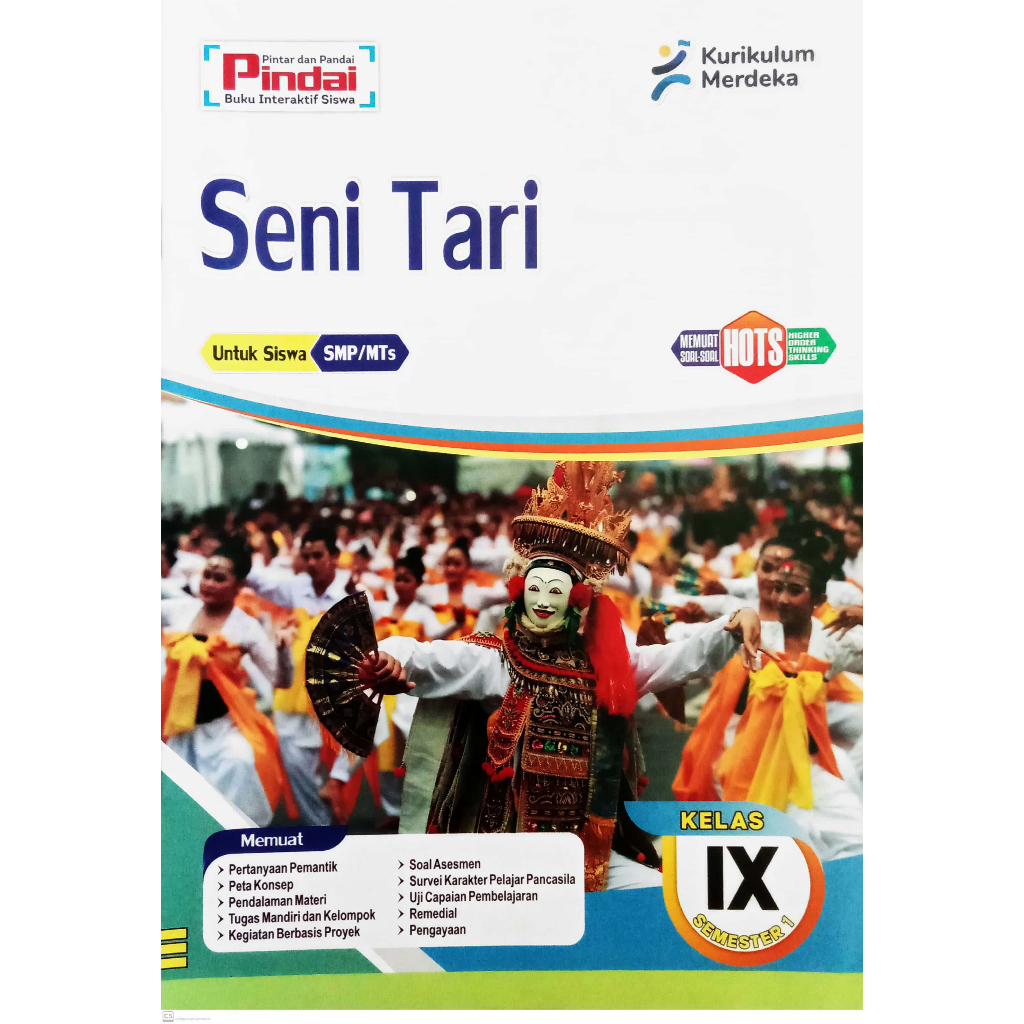 Jual Buku LKS Seni Tari Kelas 9 SMP/MTs Semester 1 Kurikulum Merdeka | Shopee Indonesia