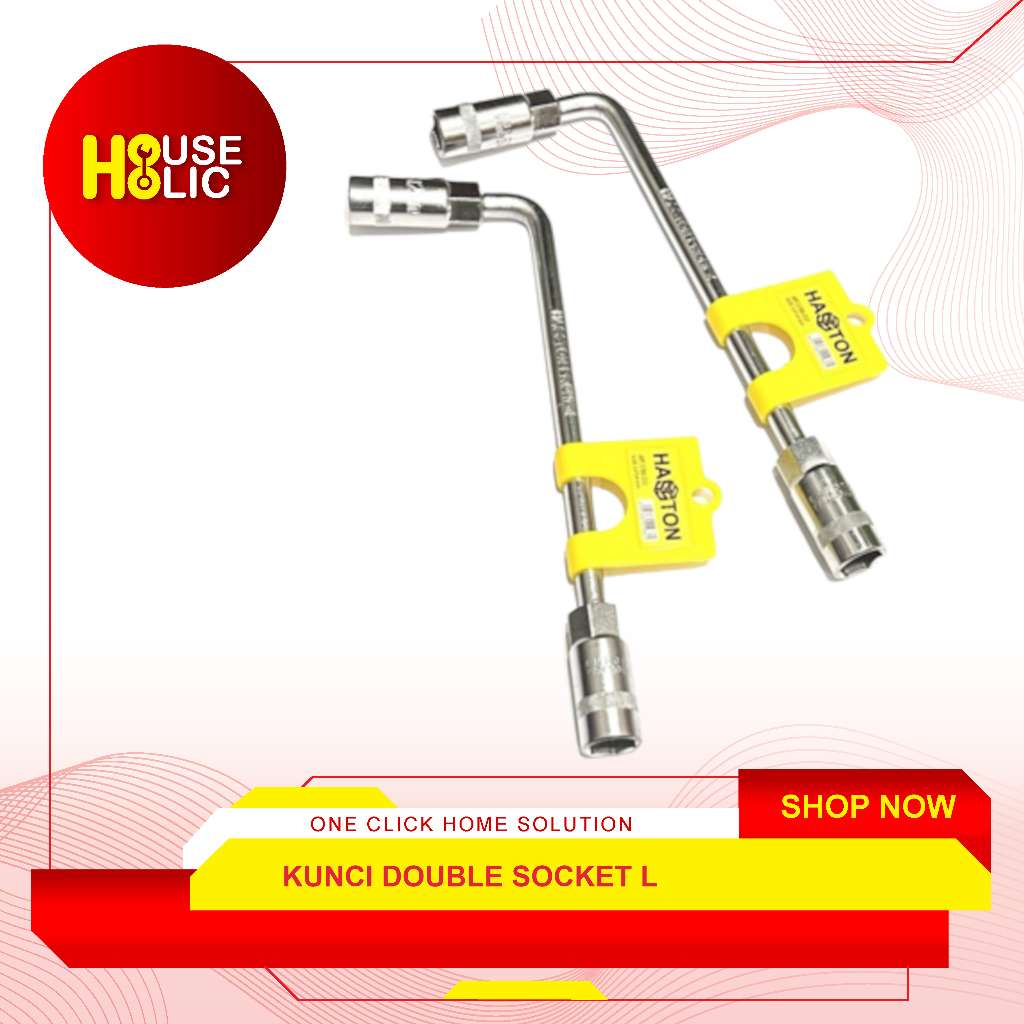 Jual HASSTON Kunci Sock Socket L / Double Sok / Kunci L Kombinasi ...