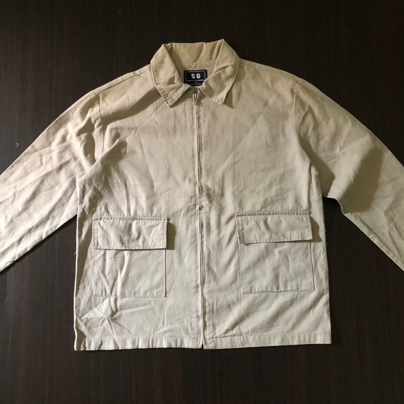 Jual Work jacket boxy fit | Shopee Indonesia