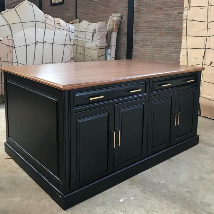 Jual Island Table Meja Dapur Minimalis Modern - Meja Island Kayu Jati ...