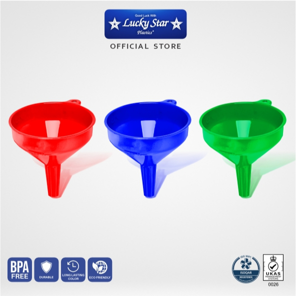 Jual Lucky Star - Corong Minyak plastik 30 corong air corong bensin warna unik lucu praktis anti ...