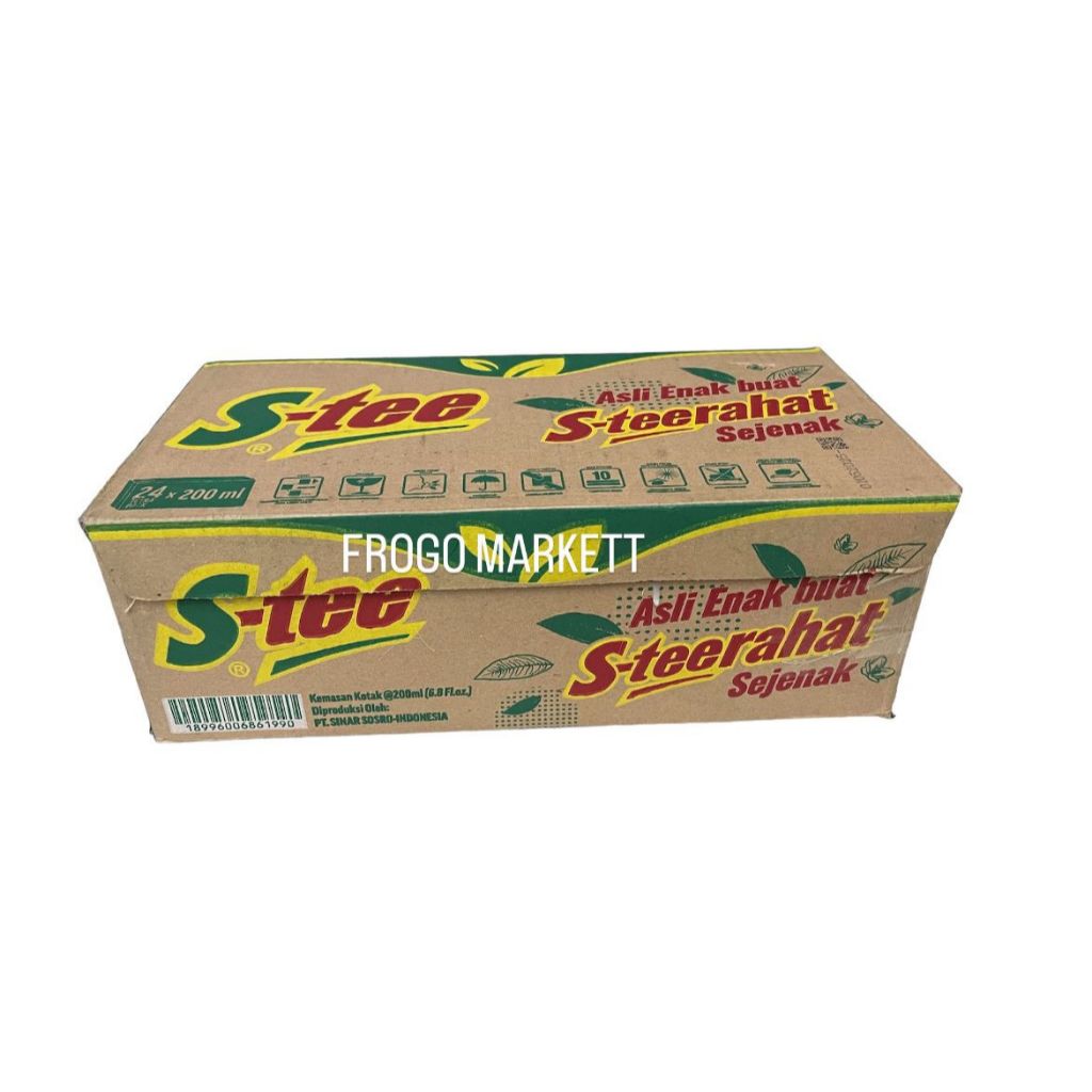 Jual S-tee / Stee Kotak 200 ml ( HARGA 1 DUS ISI 24 pcs ) | Shopee ...