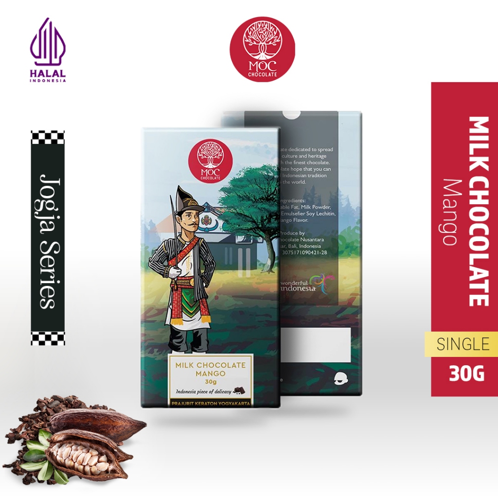 Jual MOC Chocolate - Jogja Series Milk Chocolate Mango 30g - Halal ...