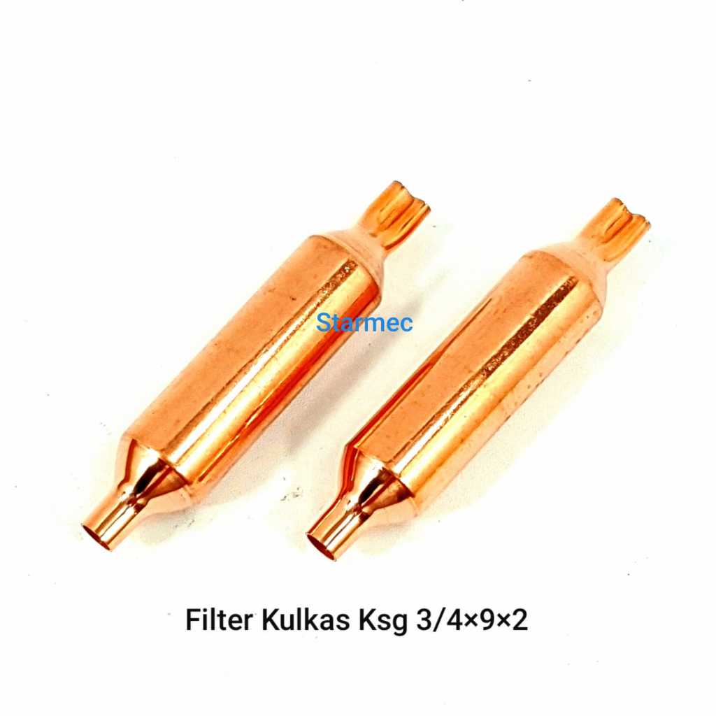 Jual 1 pcs Filter kulkas ac kosong 1x2 body 3/4" 9cm saringan kulkas ac ...