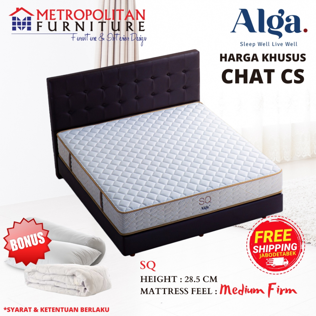 Jual Kasur Springbed ALGA SQ Spring bed matras | Shopee Indonesia