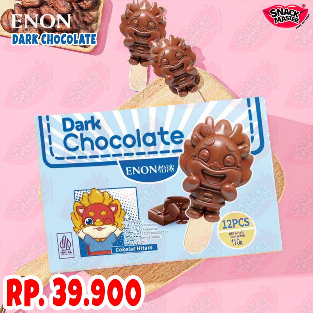 Jual Enon Karakter Animal Chocolate Stick 110g Matcha Chocolate Milk ...