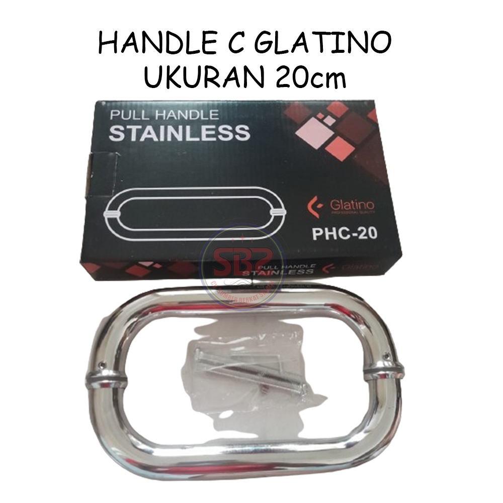 Jual Pull Handle C Glatino 20cm / Pull Handle Stainless | Tarikan Pintu ...
