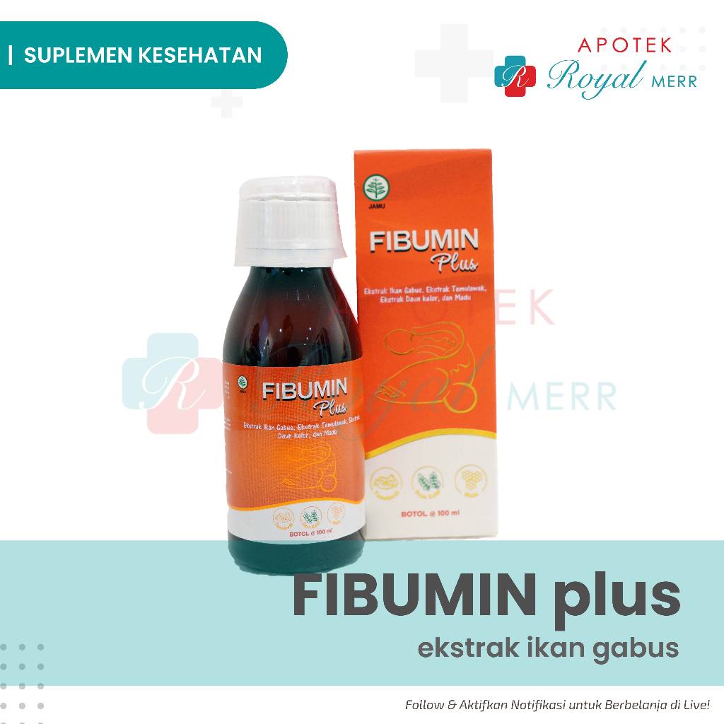 Jual FIBUMIN PLUS SIRUP 100 ML Untuk Memelihara Kesehatan Dan Daya ...