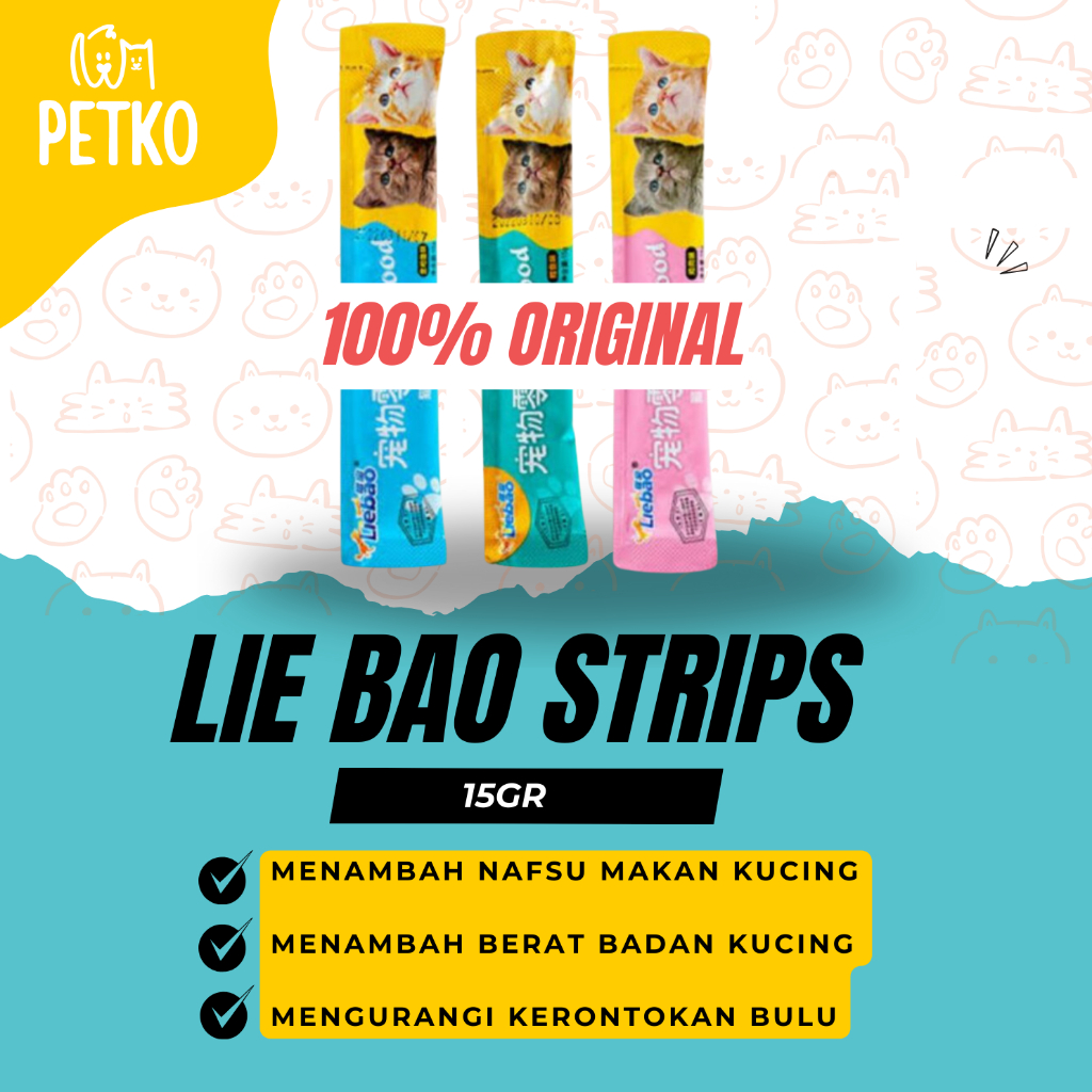 Jual LIEBAO [DODO] SNACK SEHAT KUCING ORIGINAL | Shopee Indonesia