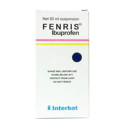 Jual Fenris Ibuprofen Sirup 60 ml - Obat Demam & Nyeri | Shopee Indonesia