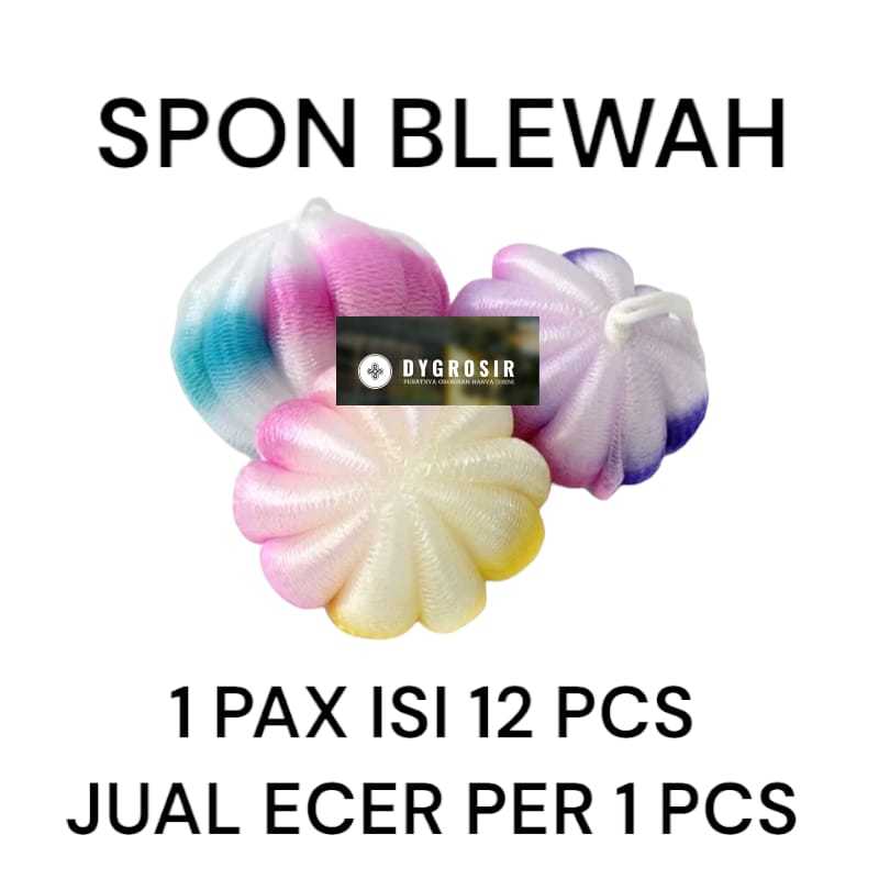 Jual DY ~ SPONS MANDI BULAT BENTUK LABU PELANGI / BAWANG RAINBOW 3 ...