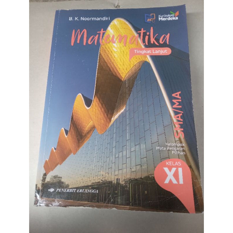 Jual Matematika untuk SMA MA Kelas XI 11 2 Kurikulum merdeka Erlangga | Shopee Indonesia