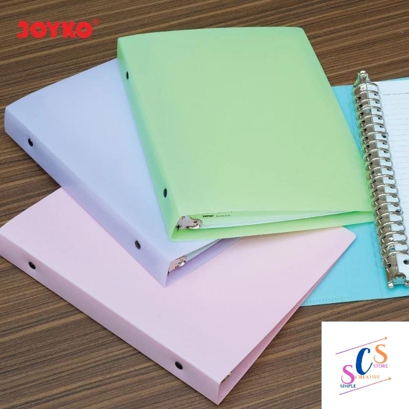 Jual BINDER NOTE JOYKO A5 PASTEL M516 / BINDER POLOS NETRAL A5 20 RING ...