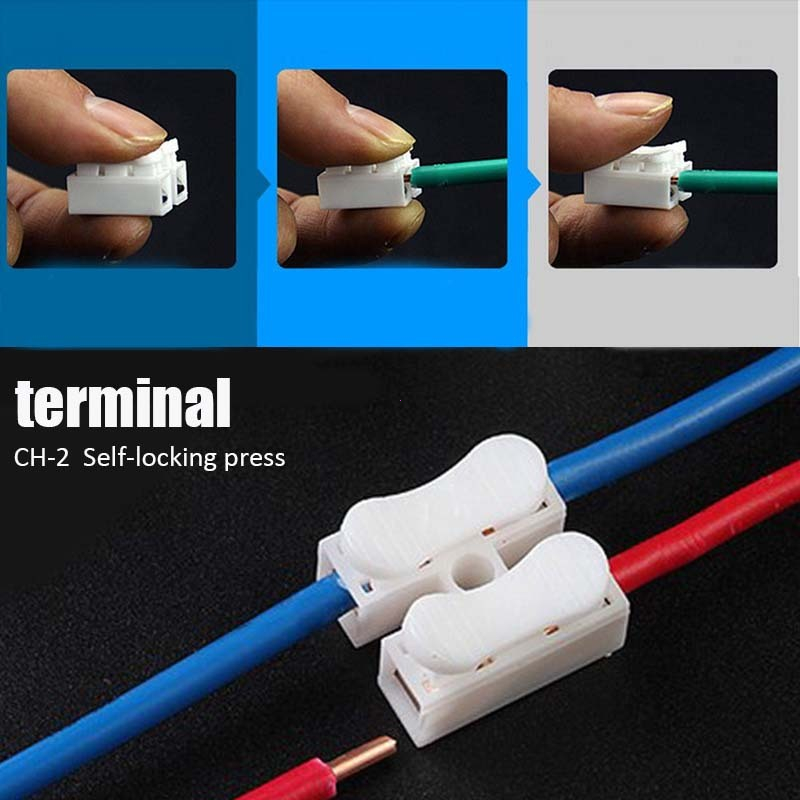 Jual 100 pcs connector kabel listrik Kabel Quick Wire Connector ...